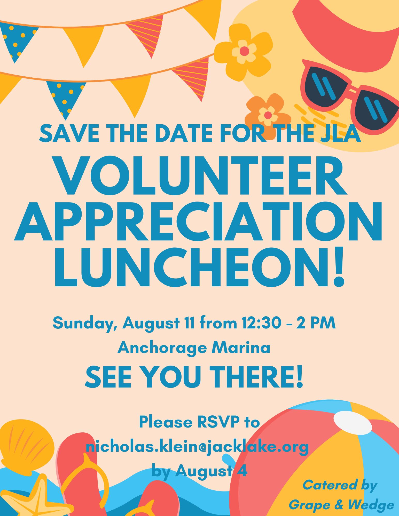 Save the Date for JLA's Volunteer Appreciation Luncheon!